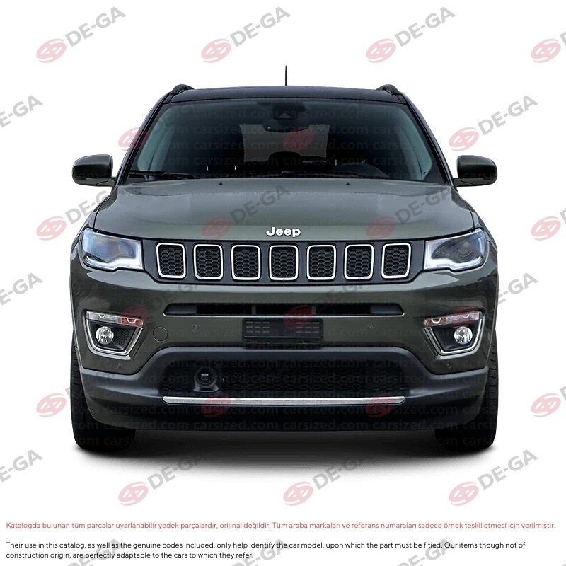 J.COMPASS ÖN PANJUR KUŞAĞI KROM SET 17-19 COMPASS 2019-2021 PANJUR VE ...