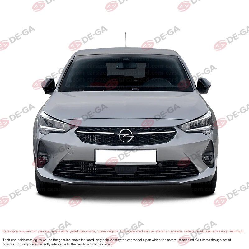 O.CORSA F ÖN PANJUR ÇITASI KROM SET 20- CORSA F 2020-2023 PANJUR VE ...