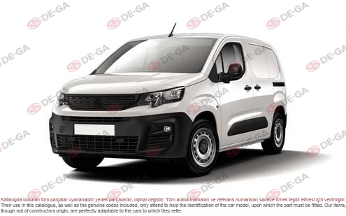 P.PARTNER/BERLİNGO ARKA TAMPON 18- PARTNER 2018- TAMPON PARTNER 2018-