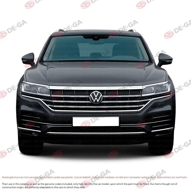 W.TOUAREG ARKA TAMPON KUŞAĞI KROM.19-23 TOUAREG 2019-2023 TAMPON ...