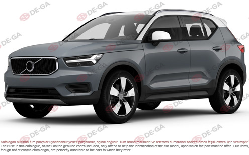 V.XC40 ÖN ÇAMURLUK Rh.18- XC40 2018- KAPORTA XC40 2018-